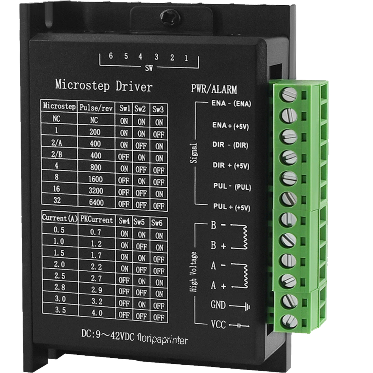 Tb6600 microstep Driver Para Motor De Passo CNC | Floripa Printer